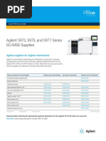 Agilent 5977 EI Source Selection Guide | PDF | Mass Spectrometry | Mass