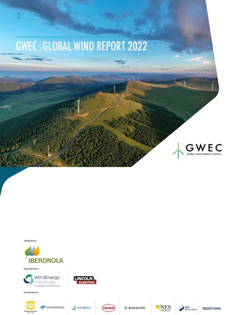 Gwec Global Wind Report 2022 | PDF | Offshore Wind Power | Climate Change