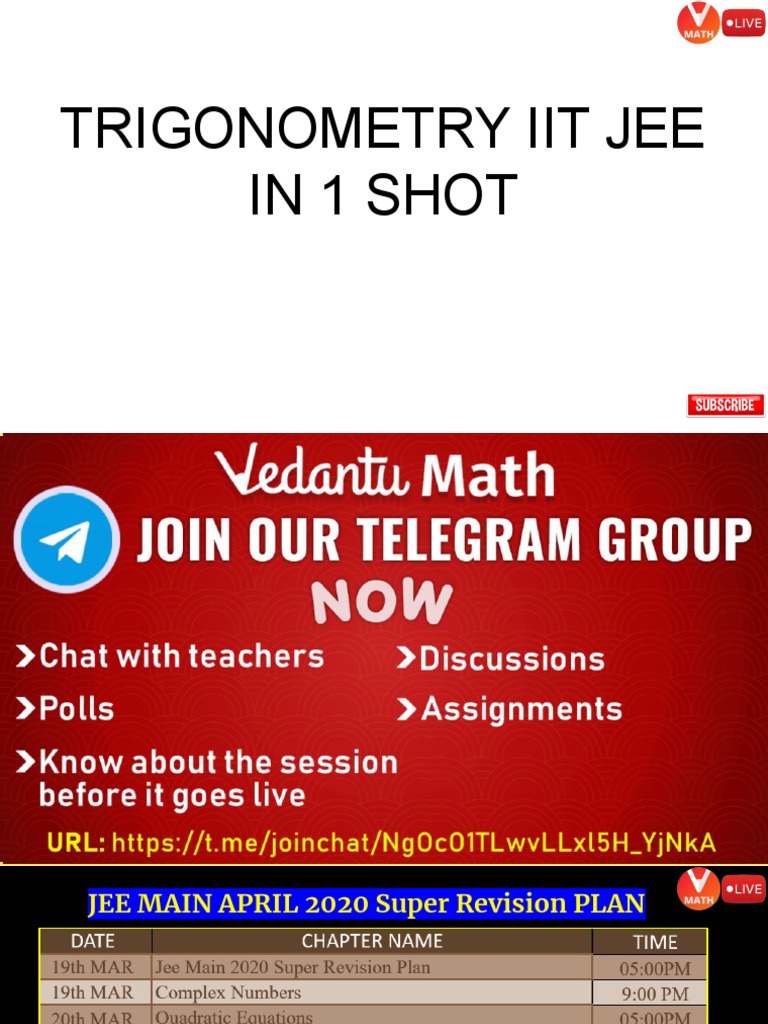 Copy Of Trigonometry Jee Super Revision Pdf Trigonometric Functions Combinatorics