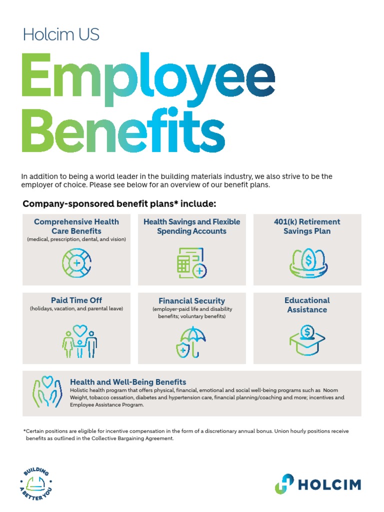 Holcim US Employee Benefits Overview | PDF