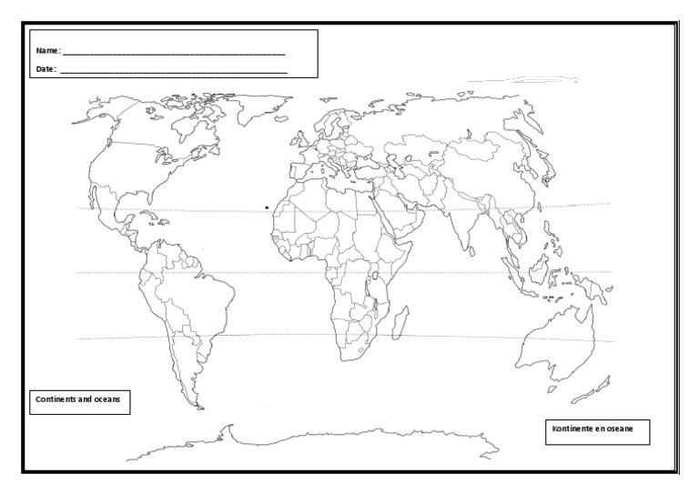 Kontinente en Oseane | PDF