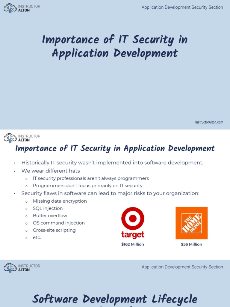 17 - Application Development Security Section PDF | PDF