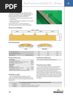 Kingspan Quadcore ks1000rw Roof Panel Data Sheet en GB Ie | PDF | Roof ...