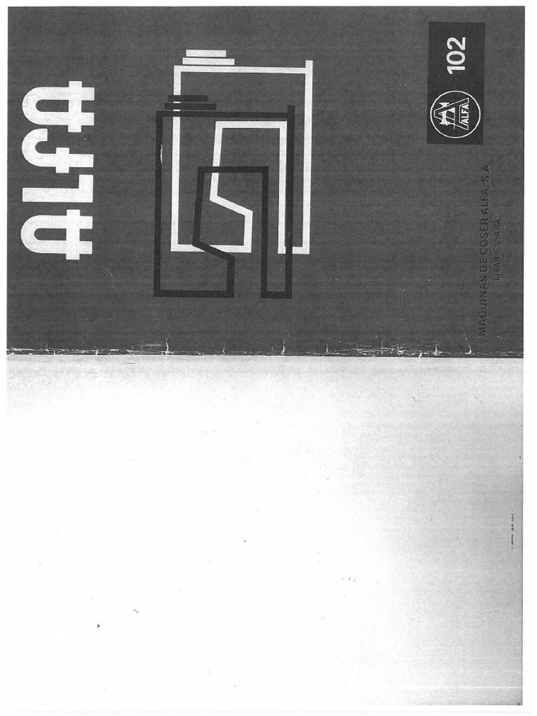 Manual de Instrucciones Alfa - Modelo 102 | PDF