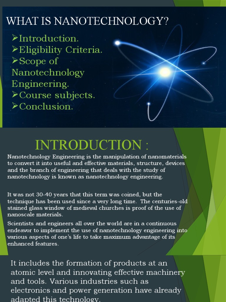 Nano Technology | PDF | Nanotechnology | Engineering