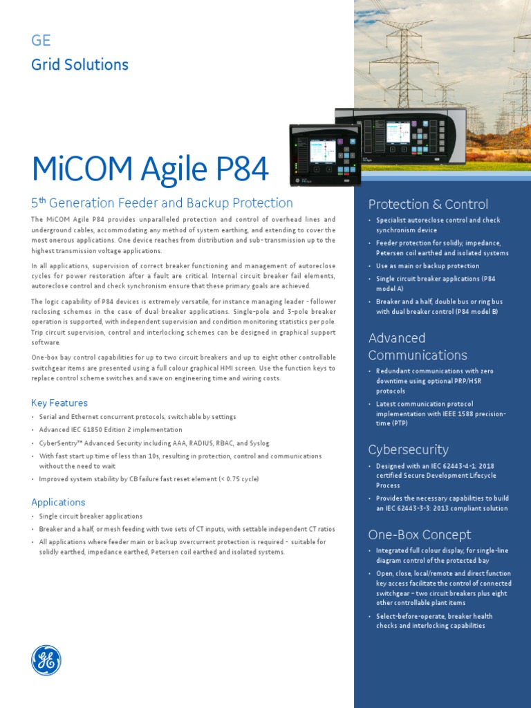 P84 Brochure EN 33245 202212 LTR R004 | PDF | Switch | Electric Power ...