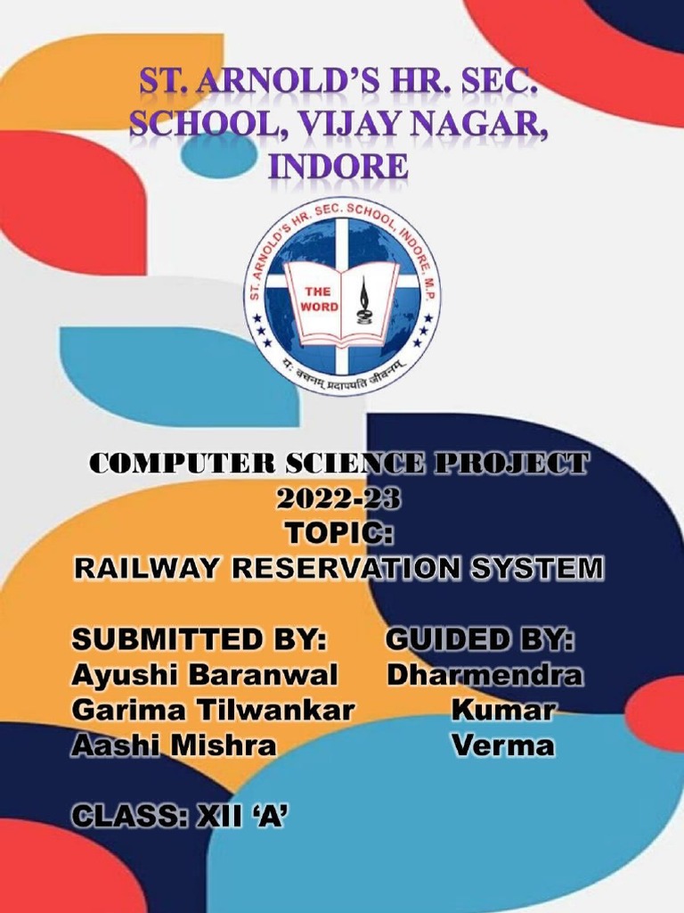 Class 12 Railway Reservation Project | PDF | Software Testing ...