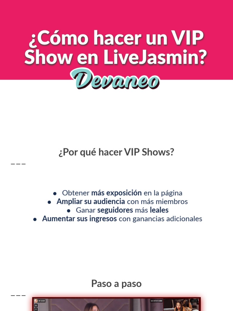 GUIA VIP Show | PDF