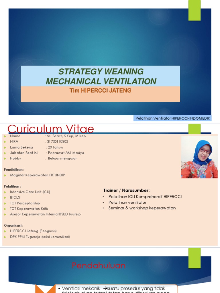 Strategy Weaning Mechanical Ventilation 050322 | PDF