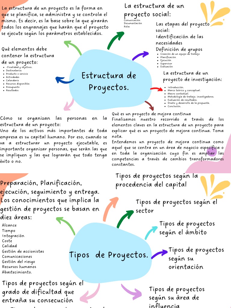 Proyectos y Tipos de Proyectos | PDF | Planificación | Gestión de proyectos