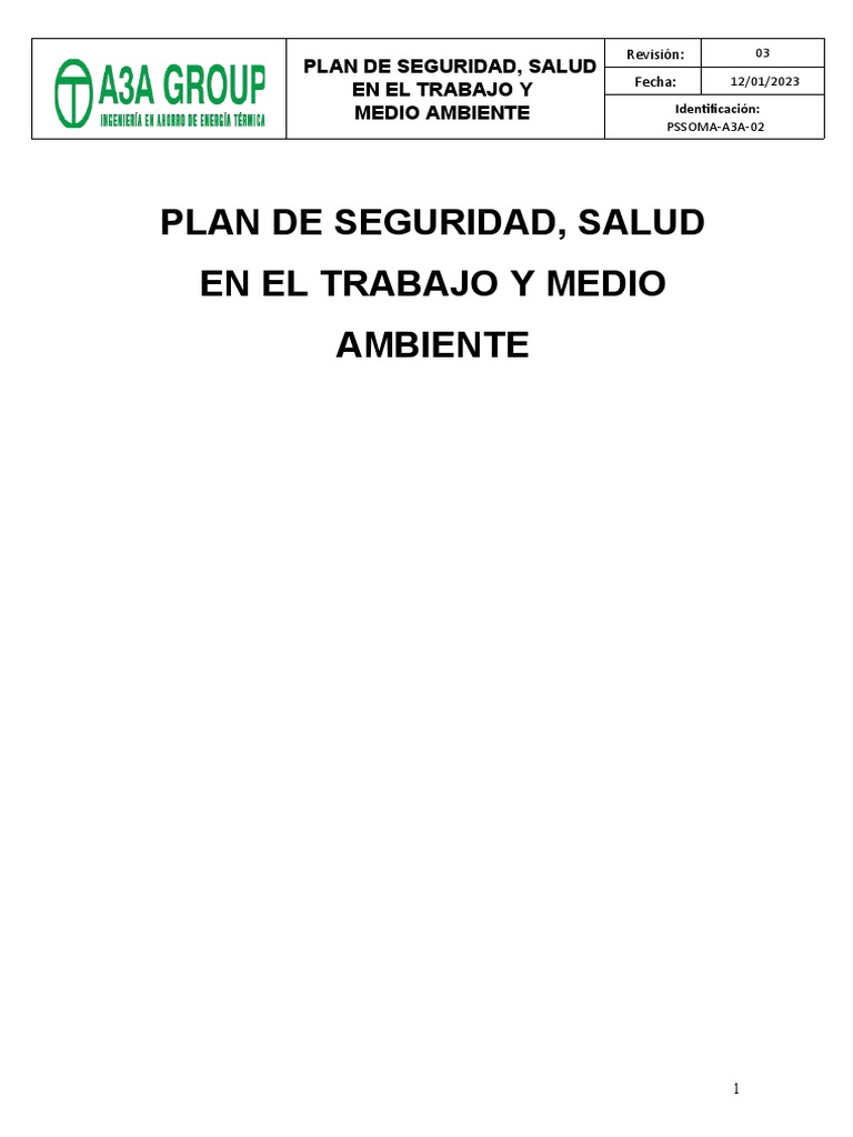 Plan de Seguridad, Salud Ocupacional y Medio Ambiente 2023 | PDF | Riesgo | Valores
