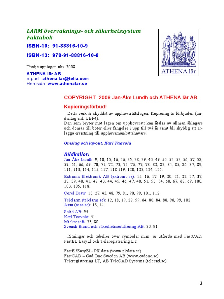 Larm Faktabok | PDF