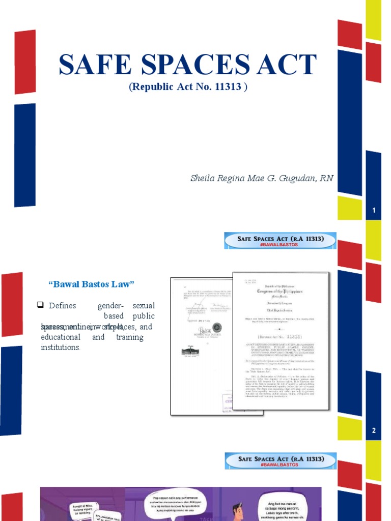 Safe Spaces Act | Download Free PDF | Sexual Harassment | Misconduct