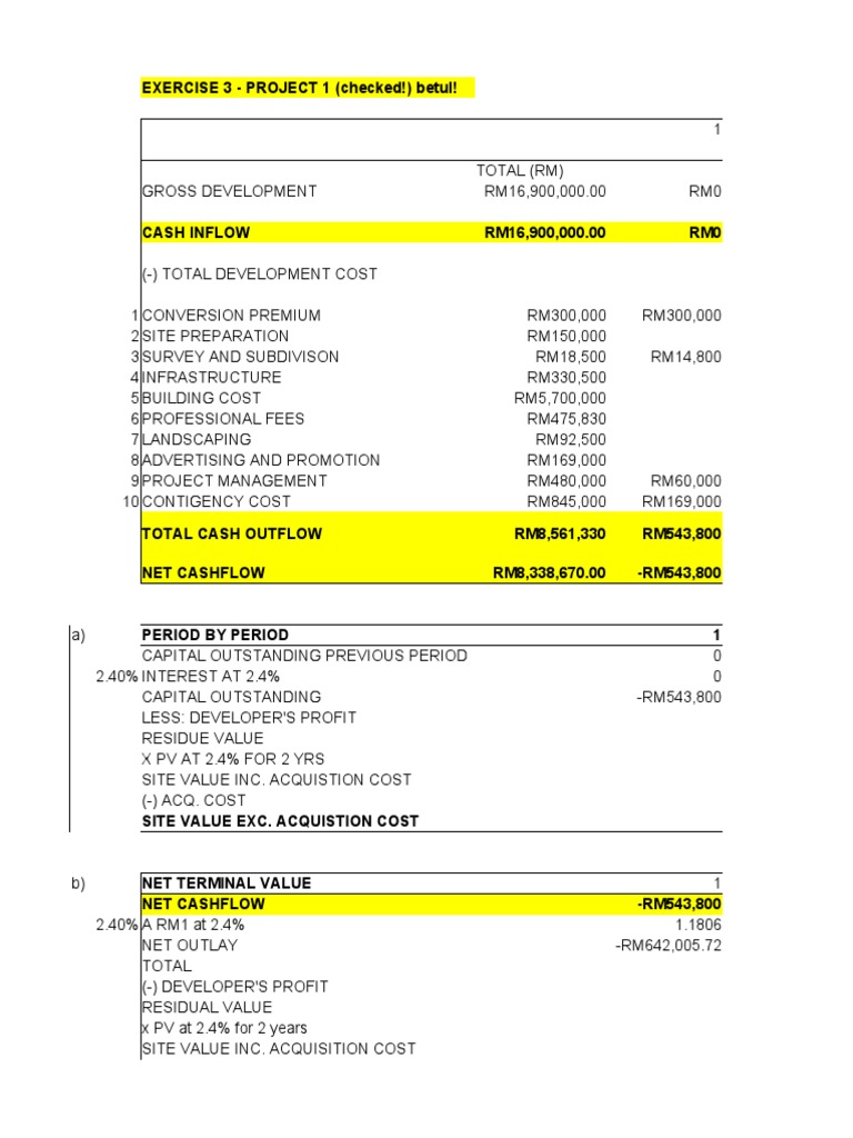 Exercise 3 - Nur Aina Adriana | PDF | Present Value | Financial Services