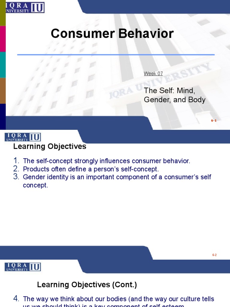 LECTURE 07 The Self | PDF | Gender Role | Self Concept LECTURE 07 The Self | PDF | Gender Role | Self Concept