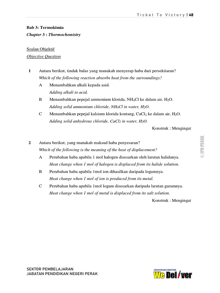 Modul Perak Termokimia | PDF