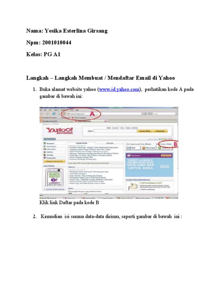 Membuat Akun Email | PDF