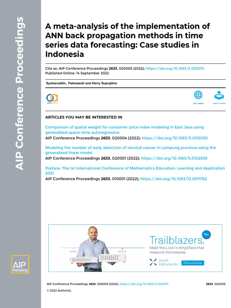 Q4-AIP-ICOMELA-A Meta-Analysis of The Implementation of ANN Back Propagation Methods in Time ...