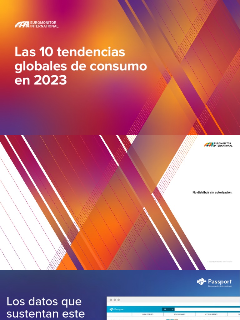 Tendencias Globales De Consumo En 2023 Euromonitor Pdf Los