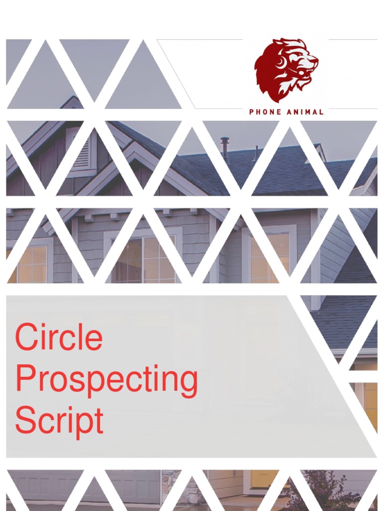 Circle Prospecting Script With Cover Page | PDF | Career & Growth