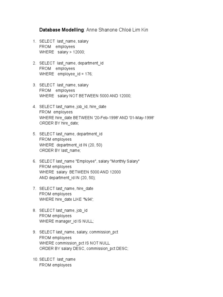 Practical 2 - Answers | PDF