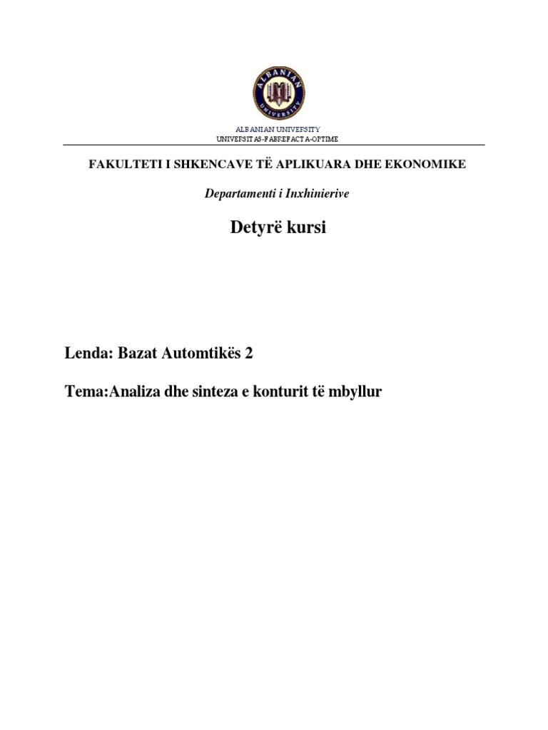 Ba2-DETYRE KURSI | PDF