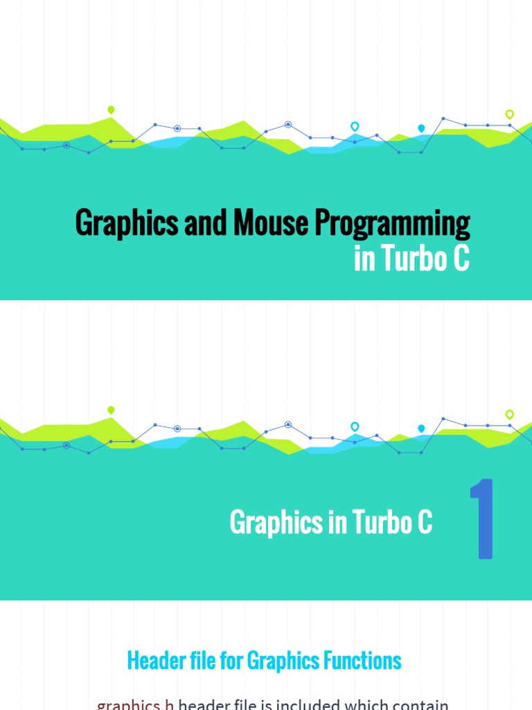 Graphics And Mouse Programming In Turbo C Pdf Integer Computer Science Parameter
