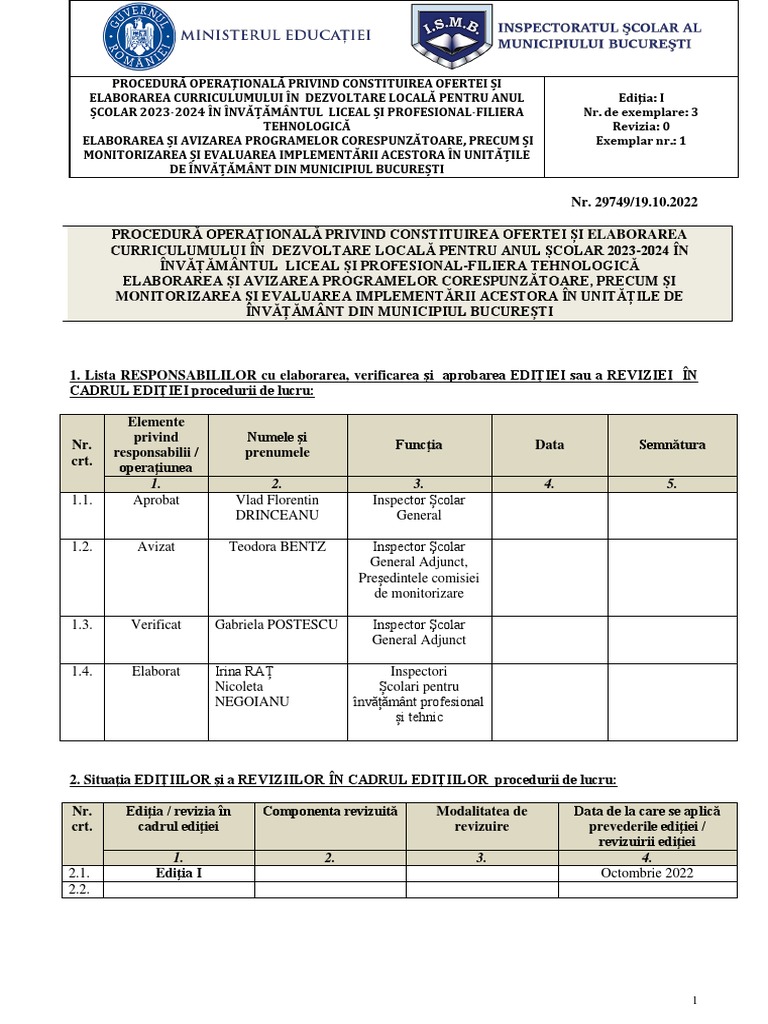 Procedura CDL 2022 2023 Ismb | PDF