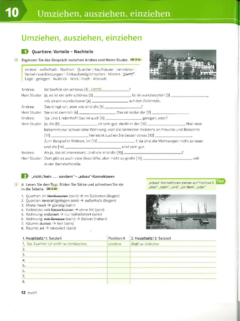 DaF Kompakt A2 Intensivtrainer Lektion 10 | PDF