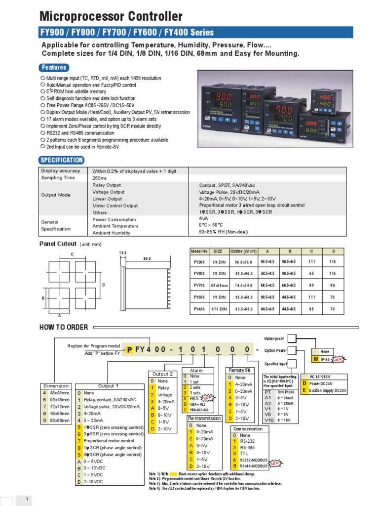 GOLINK - PID Temperature Controls - YASTRONICS | PDF | Relay | Electrical Components