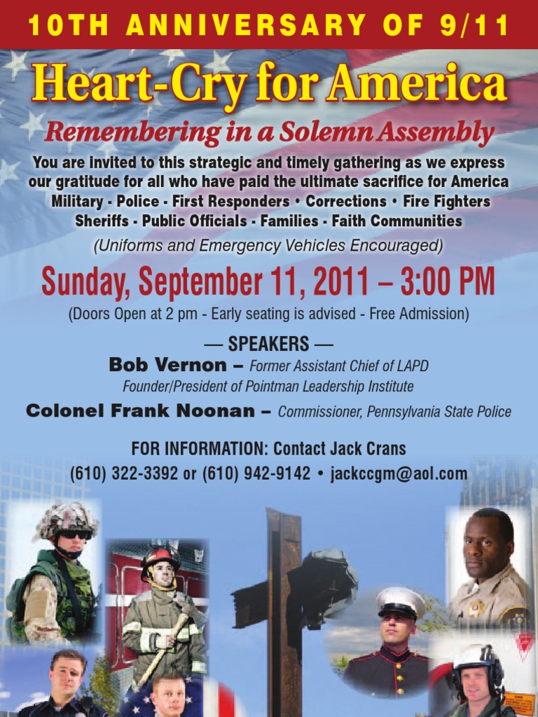 9/11 Anniversary Memorial Assembly | PDF