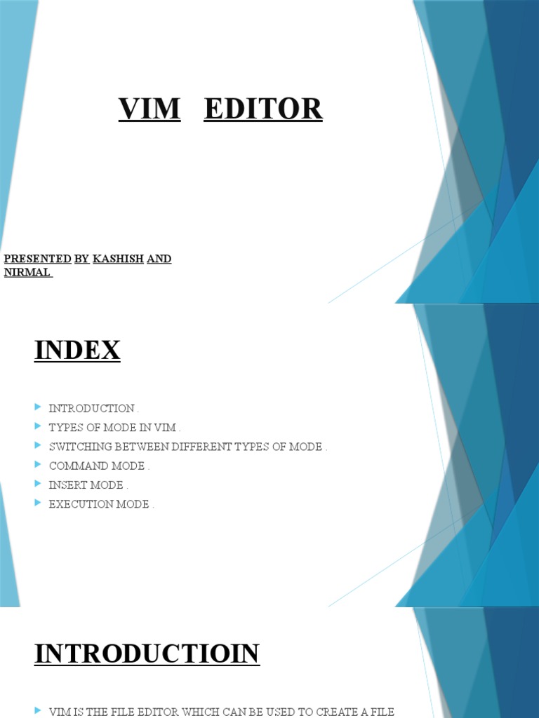 KKB Vim Editor | PDF
