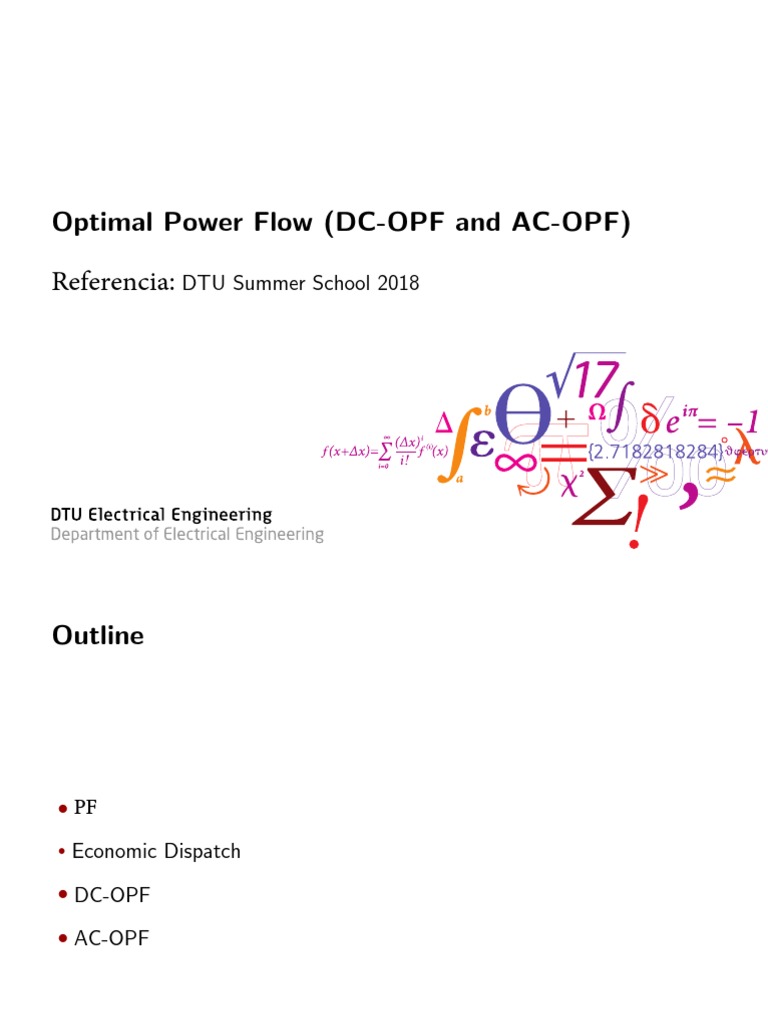 DC-OPF vs AC-OPF: Linear vs Non-Linear Power Flow Models (40 | PDF | Power (Physics ...
