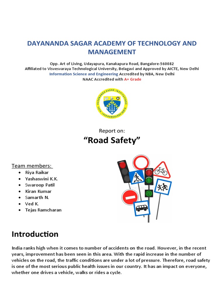 Ras Group Report | PDF | Road Traffic Safety | Traffic Collision