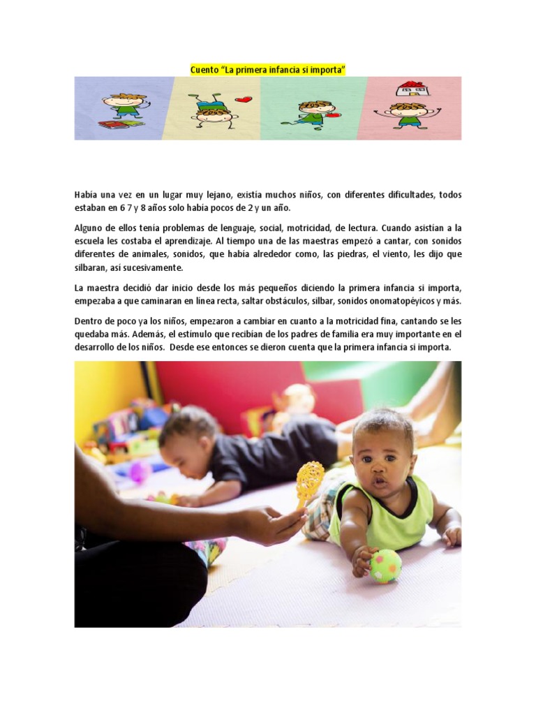 Primera Infancia Si Importa | PDF