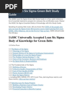 Six Sigma Green Belt Project Examples | PDF | Six Sigma | Test (Assessment)