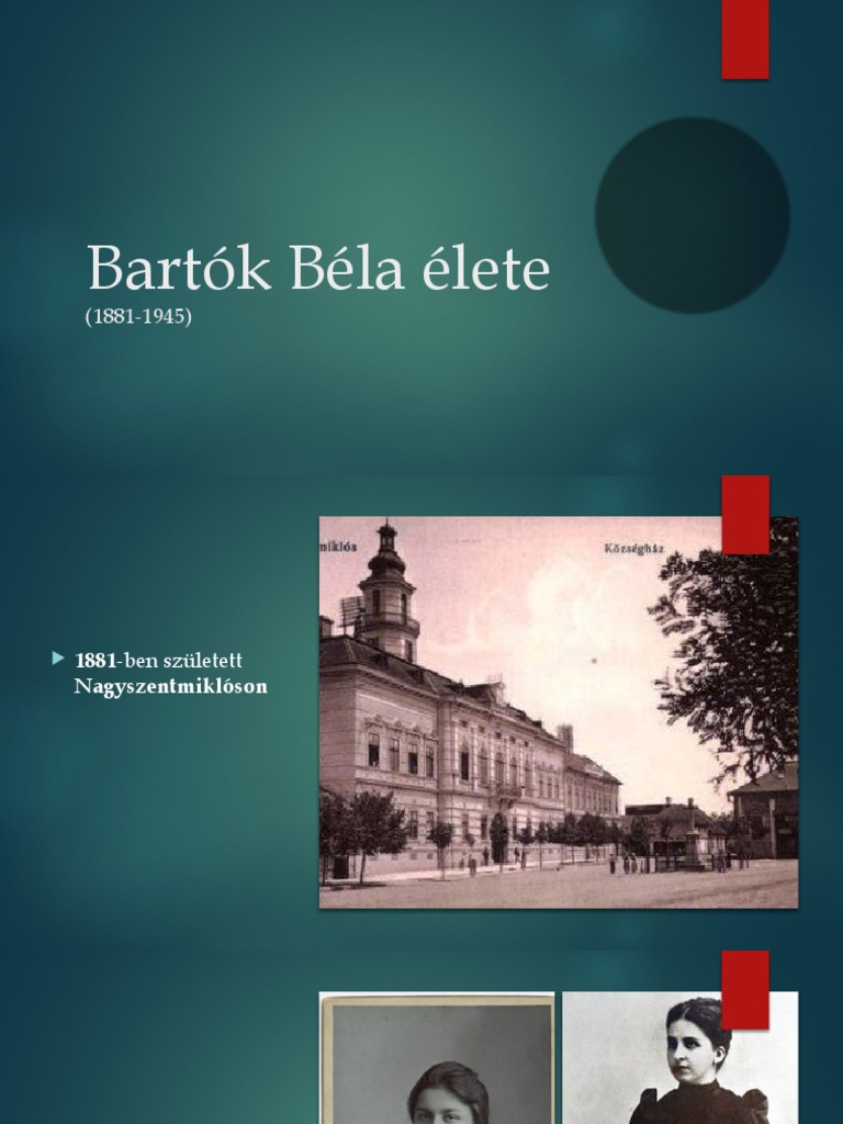 Bartók Béla Élete | PDF