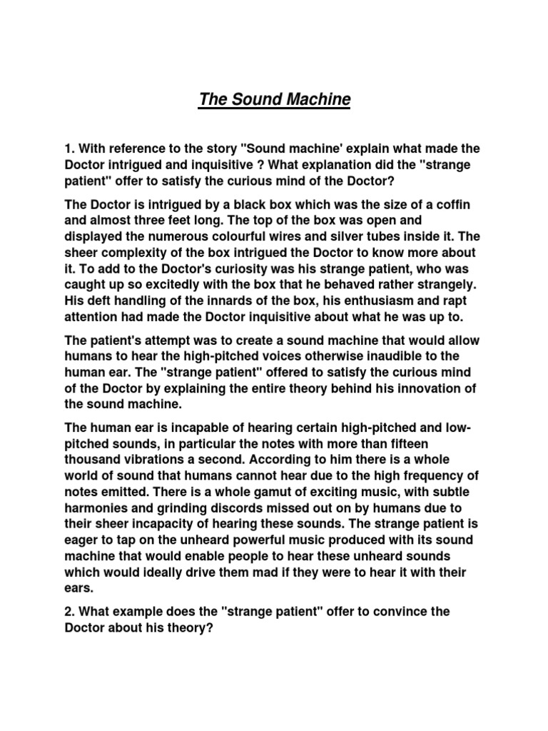 The Sound Machine | PDF | Sound | Pitch (Music)