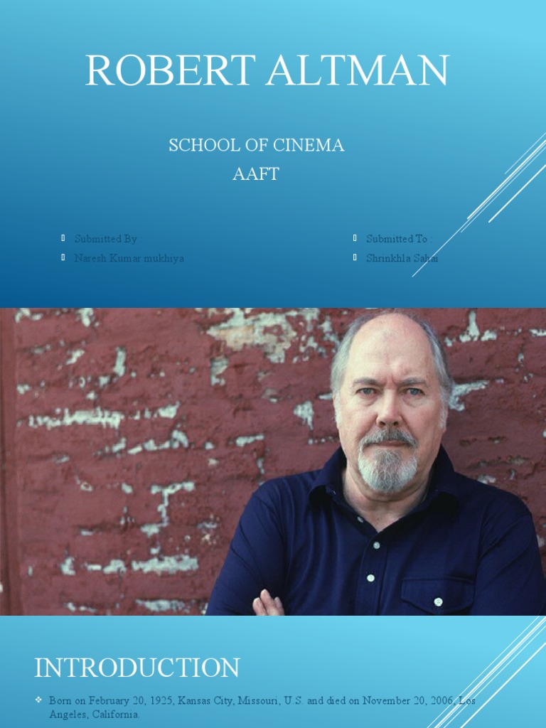 Robert Altman | PDF