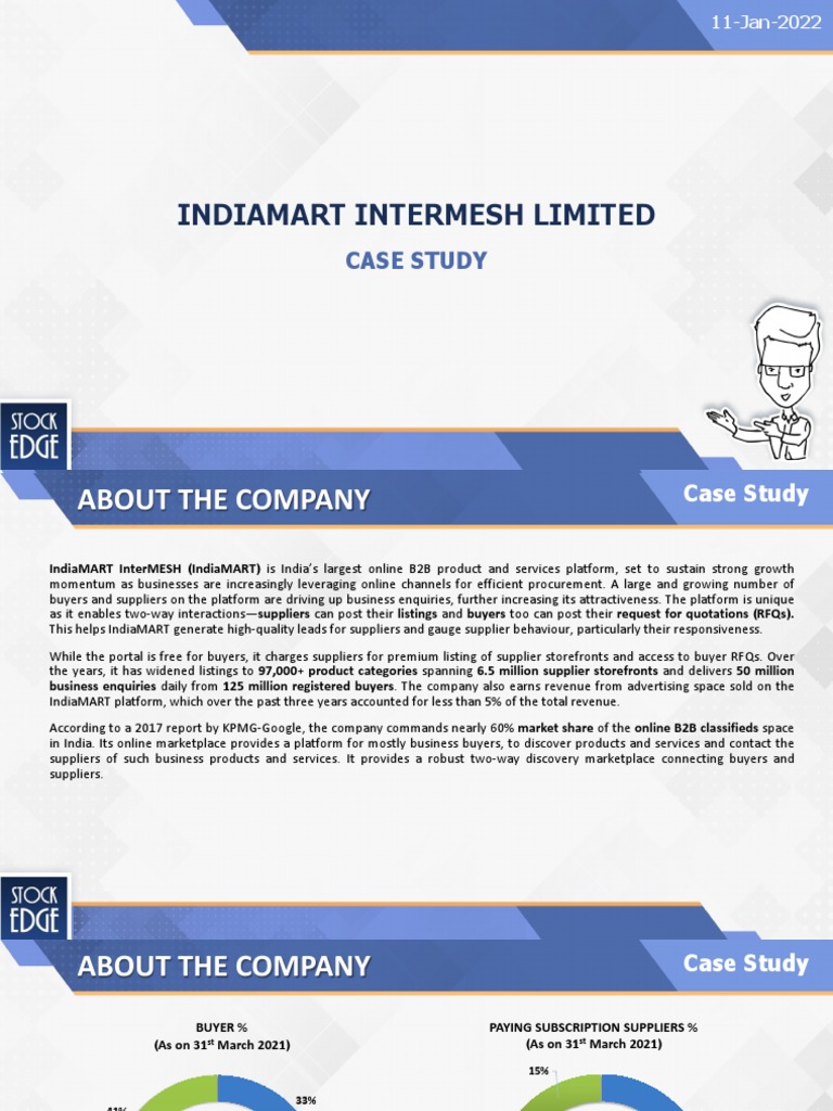 Indiamart Case Study | Download Free PDF | Stocks | Investing
