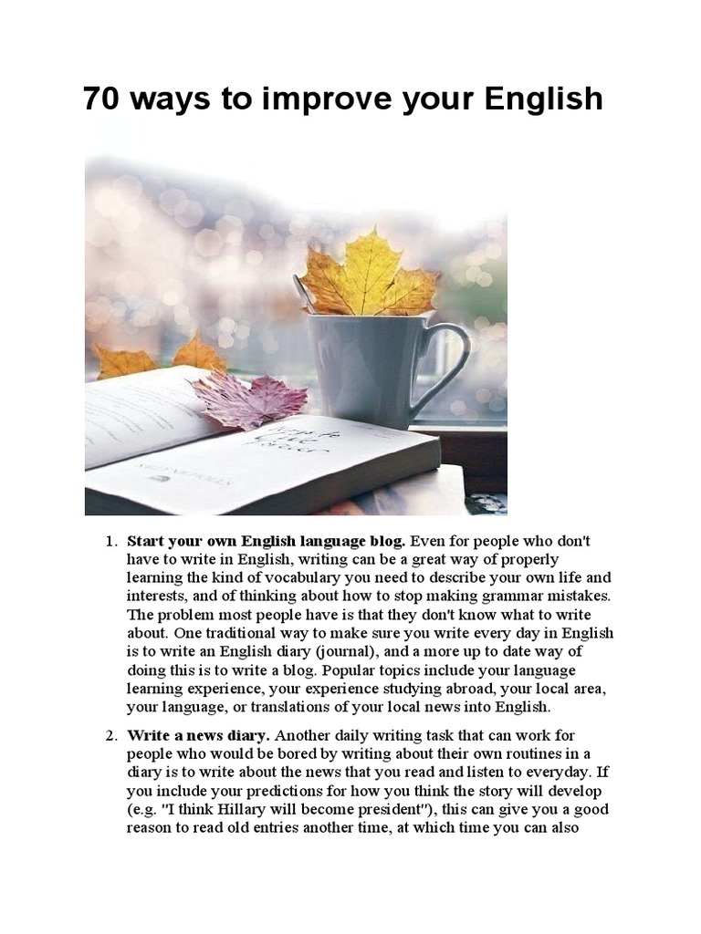 How Improve Your English | PDF