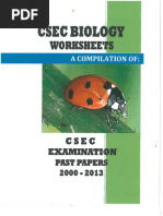 Edited Lab Manual For CSEC Biology | PDF | Laboratories | Experiment