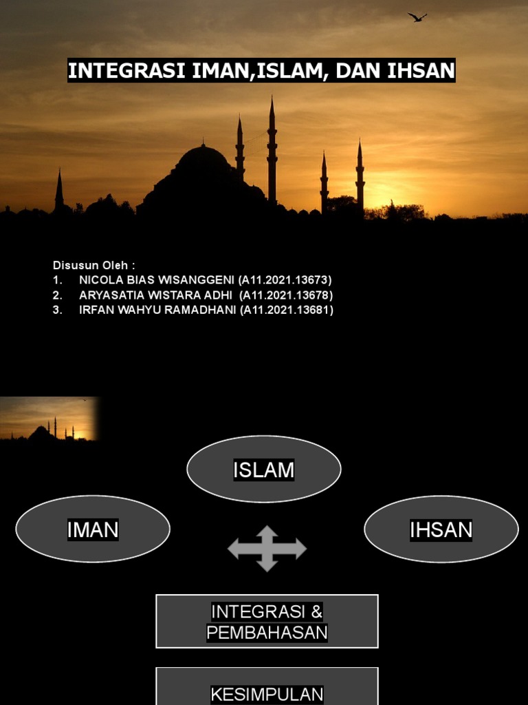Integrasi Iman, Islam, Dan Ihsan | PDF
