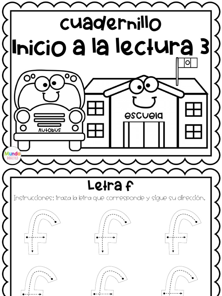 Cuadernillo Inicio A La Lectura 3 | PDF | Fonología