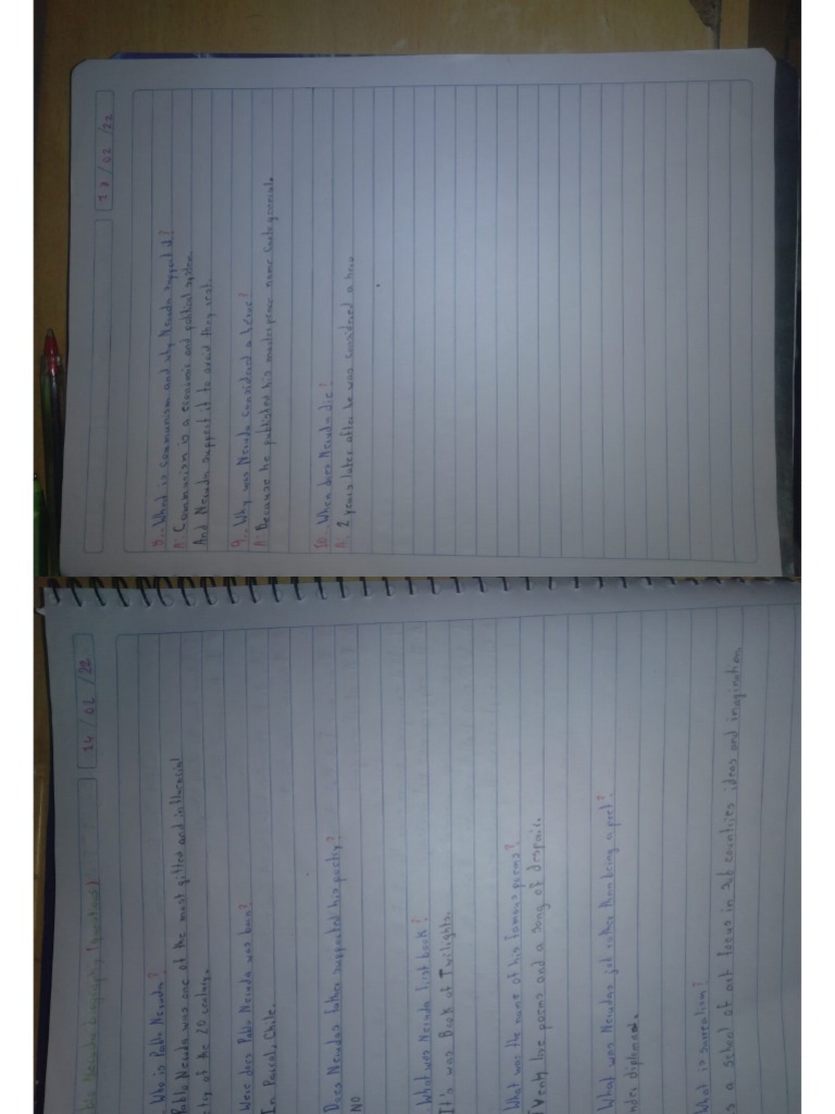 Pablo Neruda S Biography | PDF