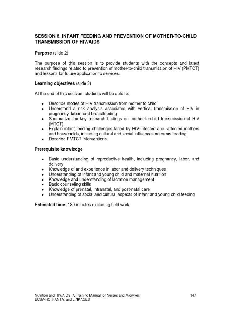 AFASS Criteria for Infant Feeding | PDF | Hiv/Aids | Breastfeeding