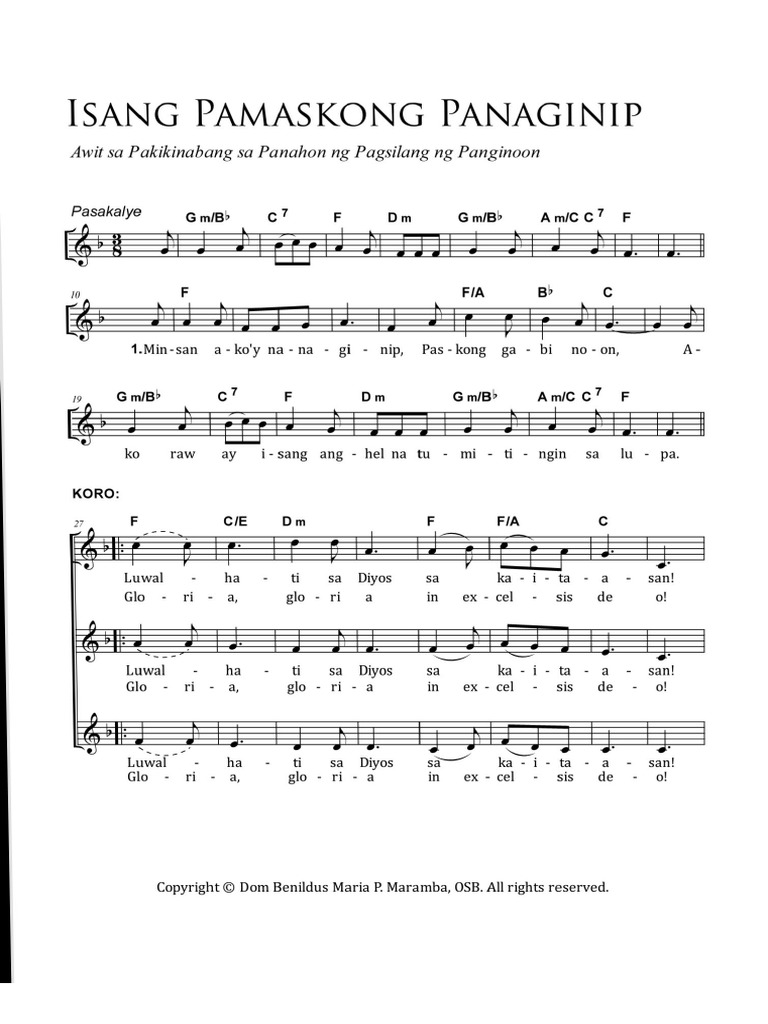 Isang Pamaskong Panaginip | PDF