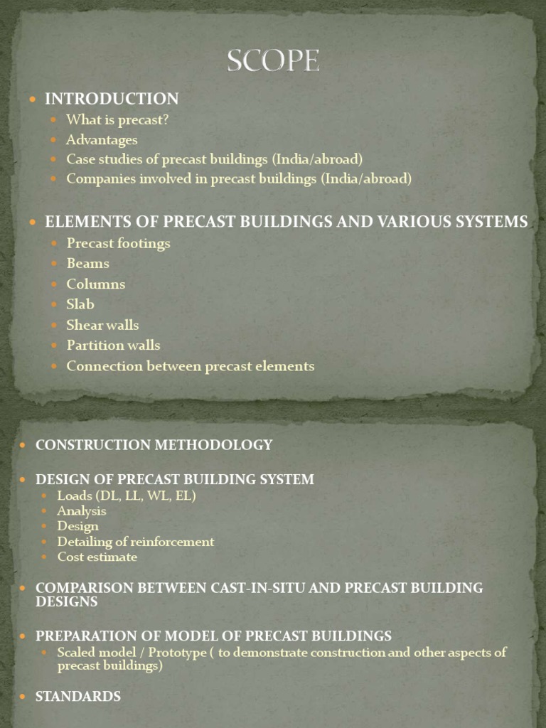 A Comprehensive Guide to Designing and Constructing Precast Concrete ...