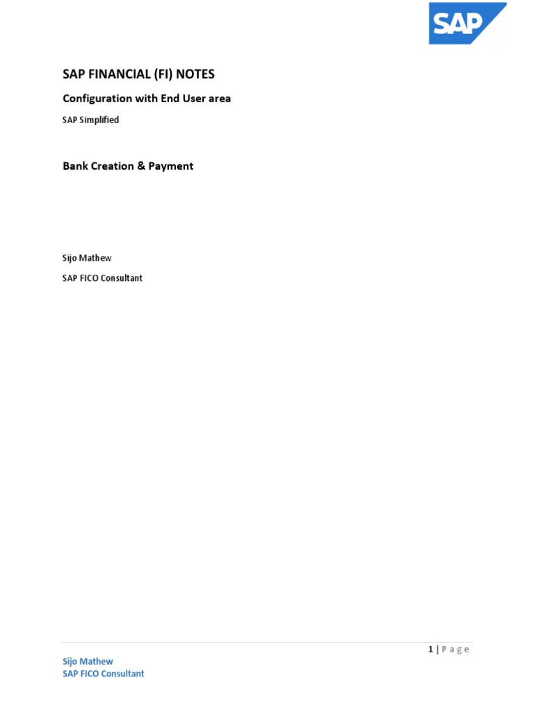 Bank Creation & Payment Configuration-1 | PDF