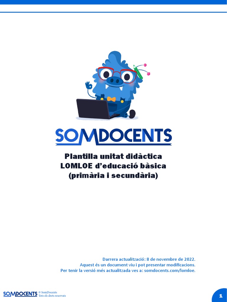 Plantilla Unitat Didactica Basica 202211080000 | PDF